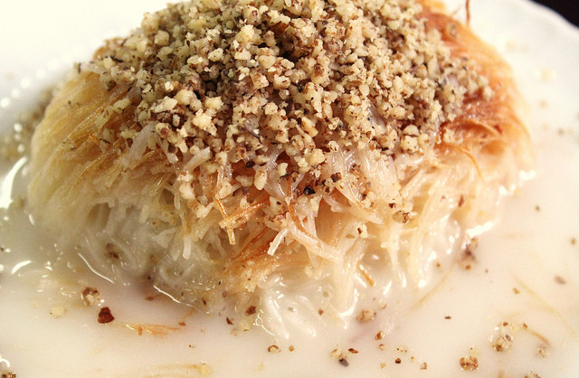 Sütlü Kadayıf Tatlısı